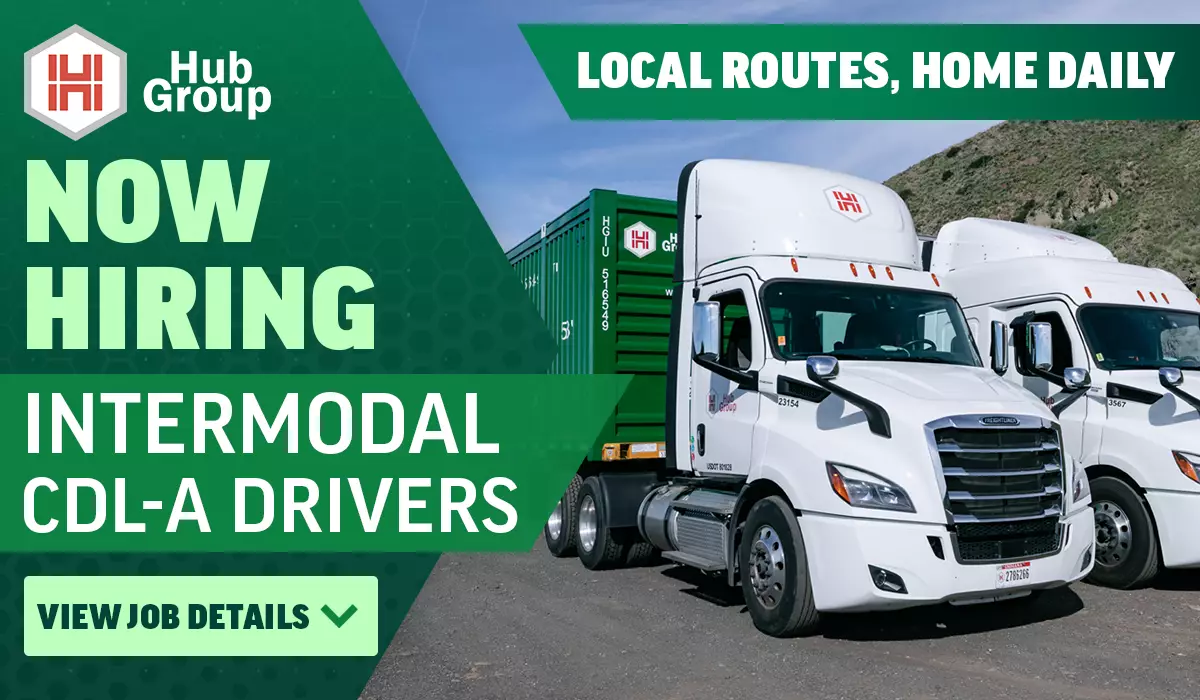 Intermodal CDL-A Driver - Pacific, WA - Hub Group - CDL Job Now